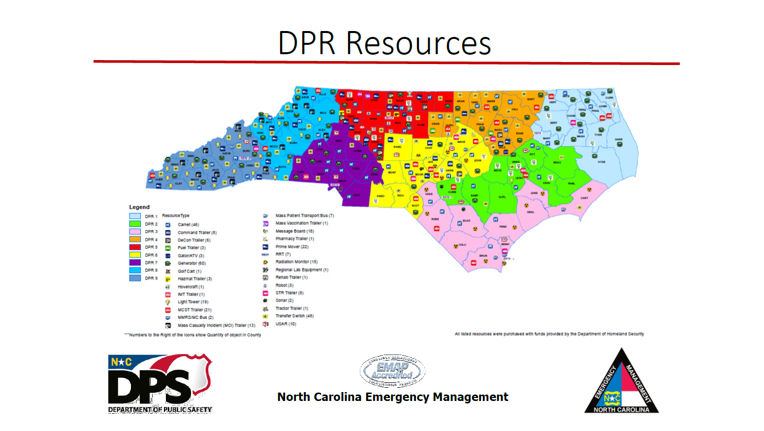 DPR Resources Map – EHPC