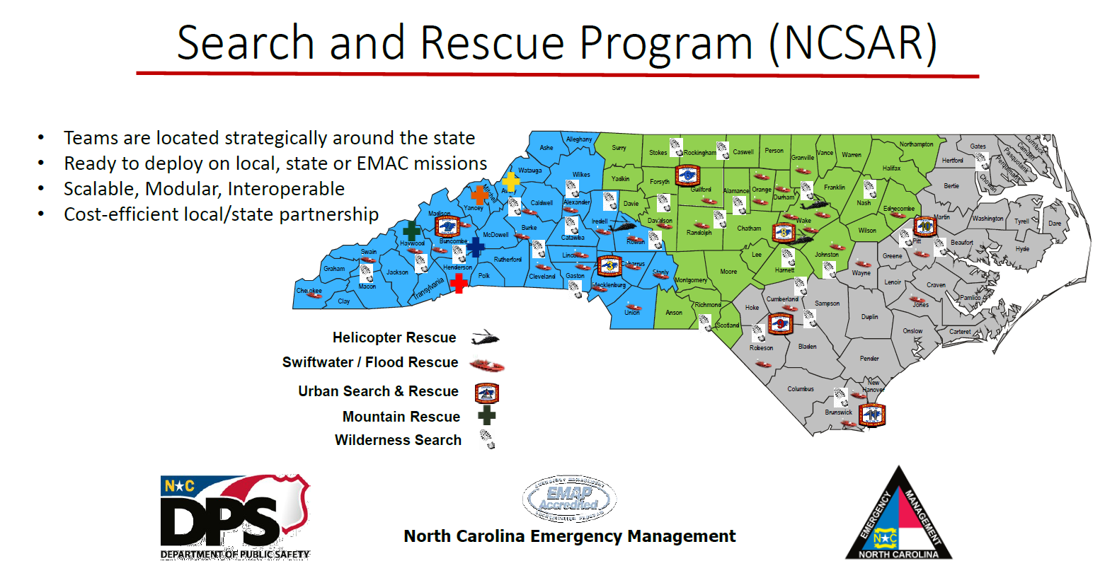 Search and Rescue Program (NCSAR) – EHPC
