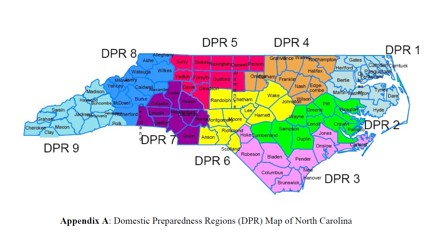 State Region DPR Map – EHPC
